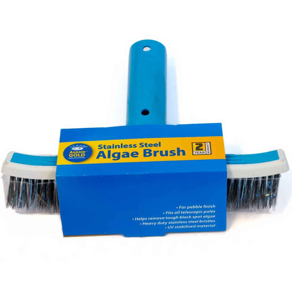 10-inch Stainless Steel Algae Brush - International Pool Products