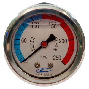 Pressure Gauge - Lower Mount (Oil) - International Pool Products