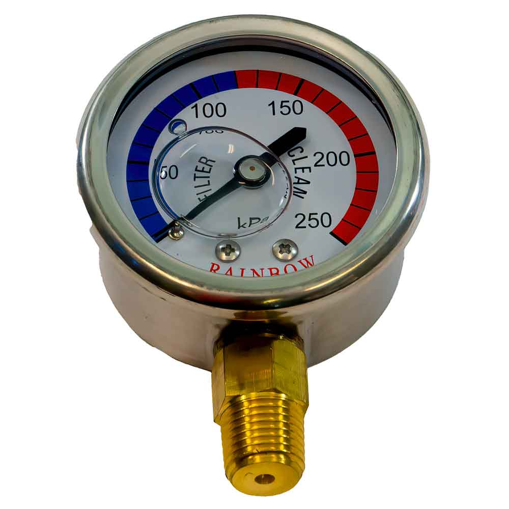 Pressure Gauge - Lower Mount (Oil) - International Pool Products